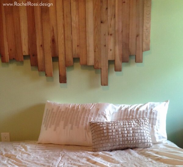 A Modern Headboard Tutorial | Rachel Rossi