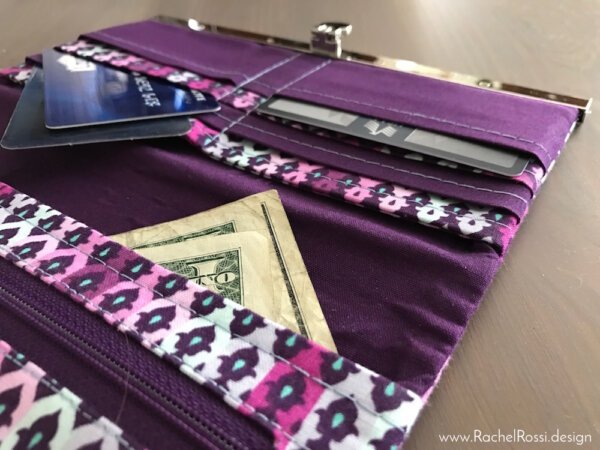Pattern Review: The Diva Frame Wallet by Sew Many Creations | Rachel Rossi