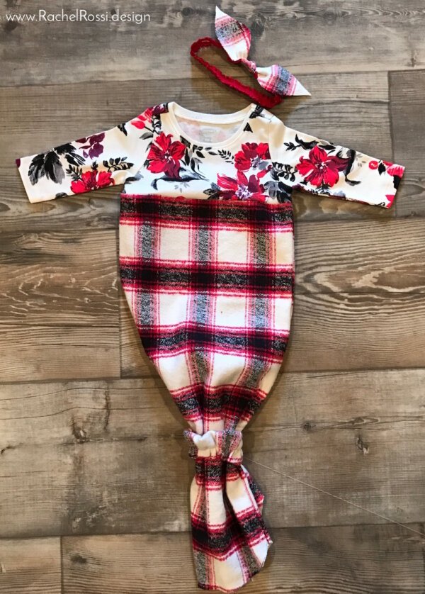 Knotted Onesie | Free Sewing Pattern | Rachel Rossi Design