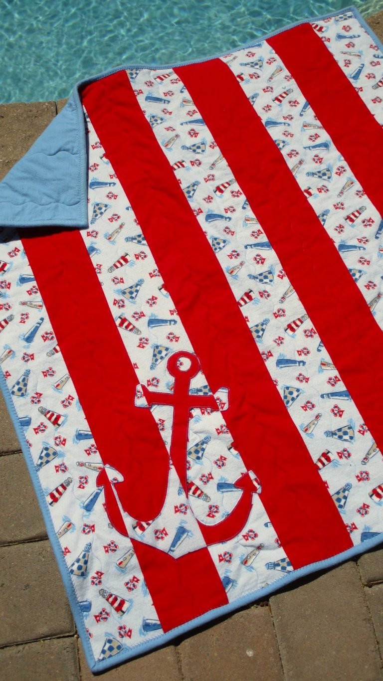 Shiplap: A Nautical Quilt Pattern | Modern Beach Quilt Pattern