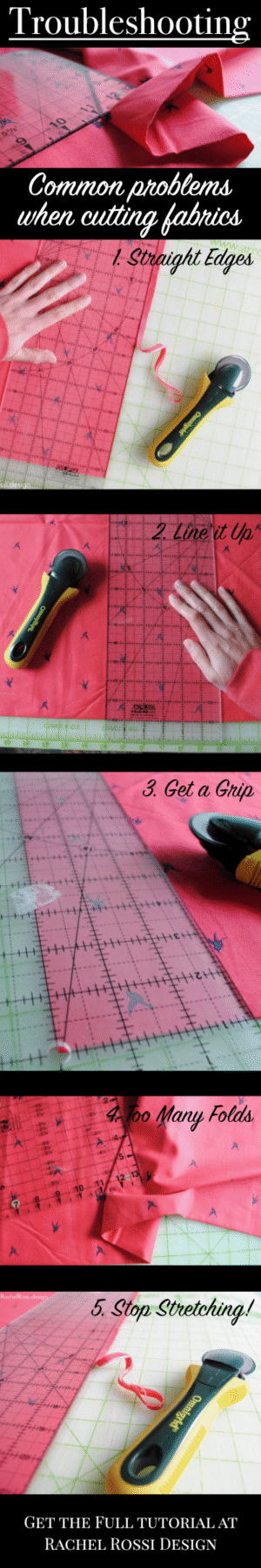 Troubleshooting | Cutting Fabric | Rachel Rossi