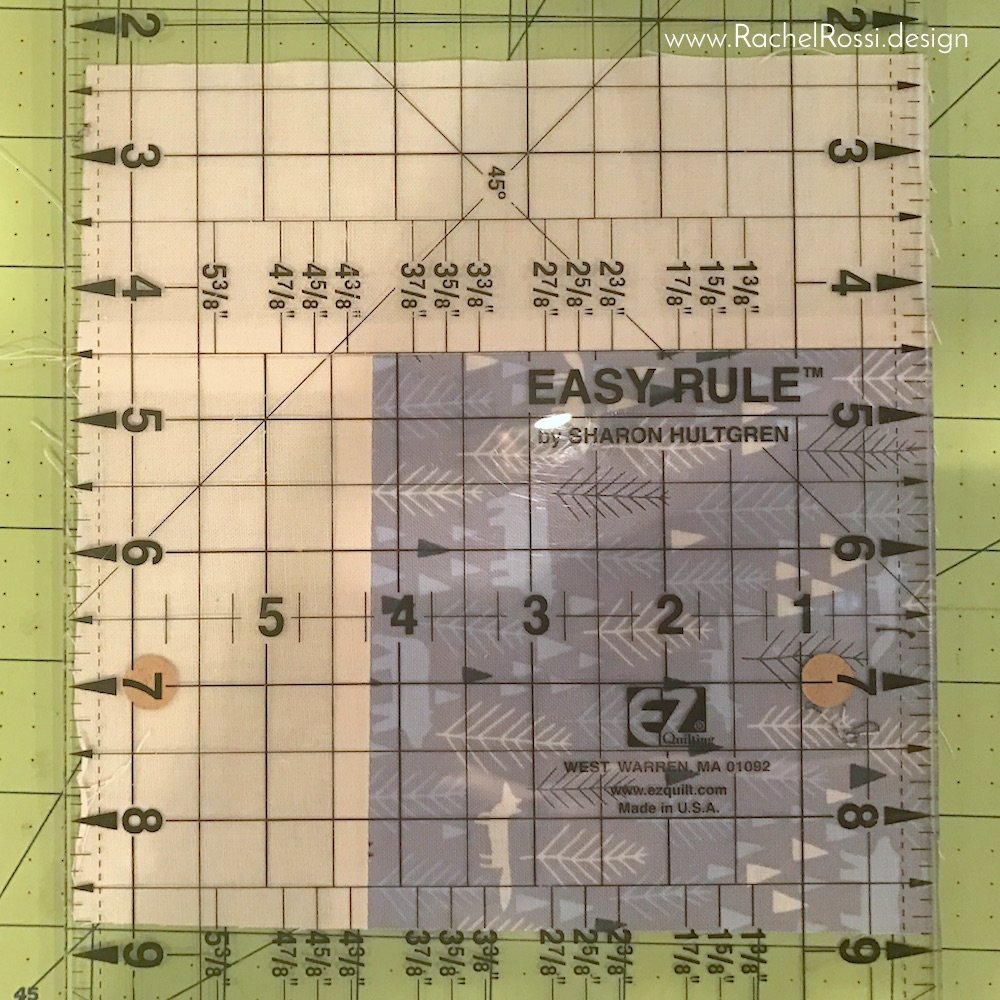 Squaring Up A Quilt Block | Rachel Rossi
