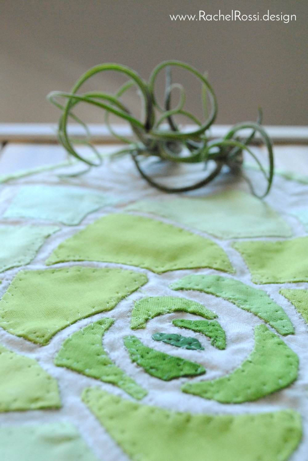 Modern Succulent Mini Quilt | Quilt Pattern | Rachel Rossi