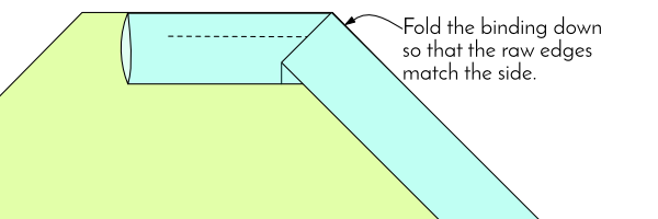 How to Bind Angled Corners Quilting Tutorial | Rachel Rossi