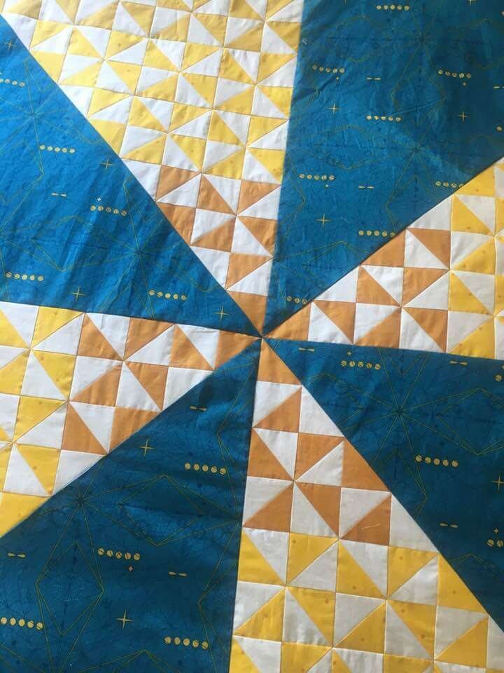 Modern Geometric Pinwheel Quilt Pattern: Breezy | Rachel Rossi