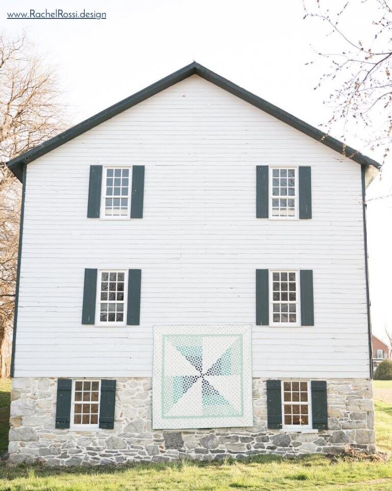 Modern Geometric Pinwheel Quilt Pattern: Breezy | Rachel Rossi