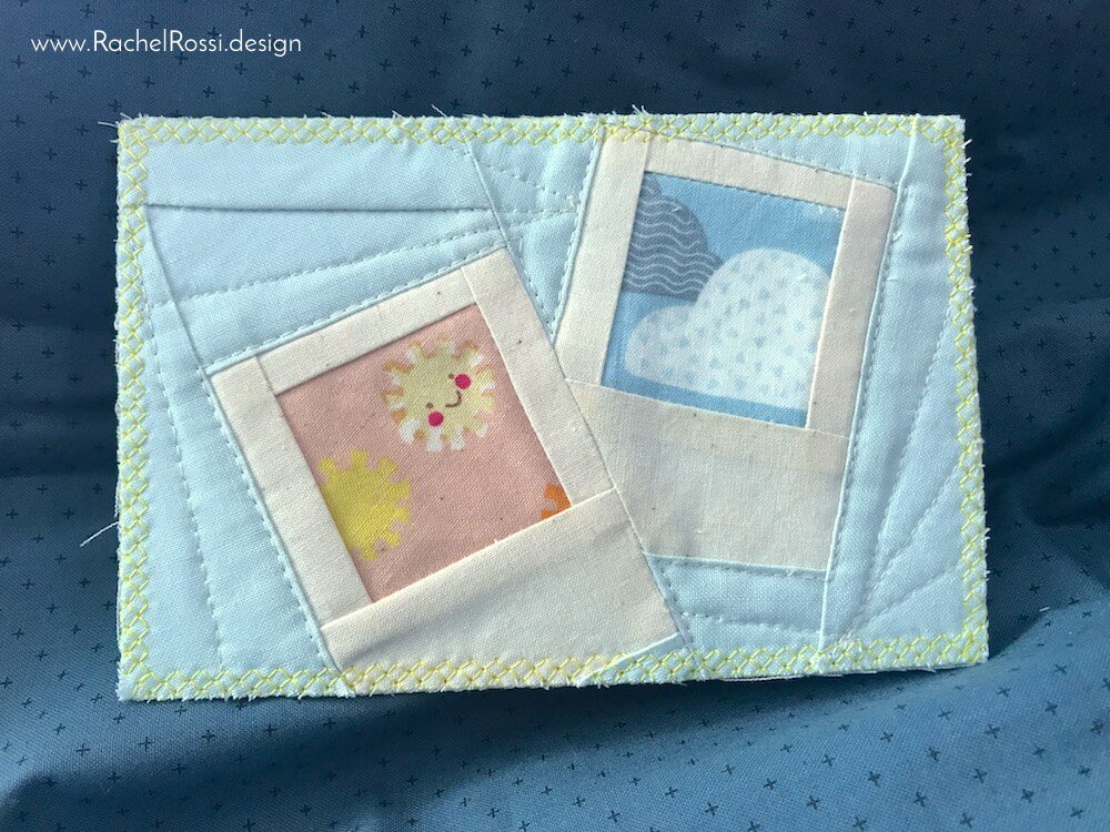 Polaroid Post | A Quilted Postcard Pattern by Rachel Rossi Design
