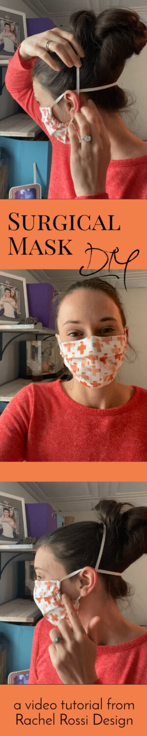 DIY COVID-19 Mask Tutorial | Rachel Rossi