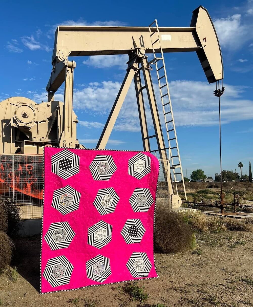 Pieced Hexagon Quilt Pattern | Tumbleweed