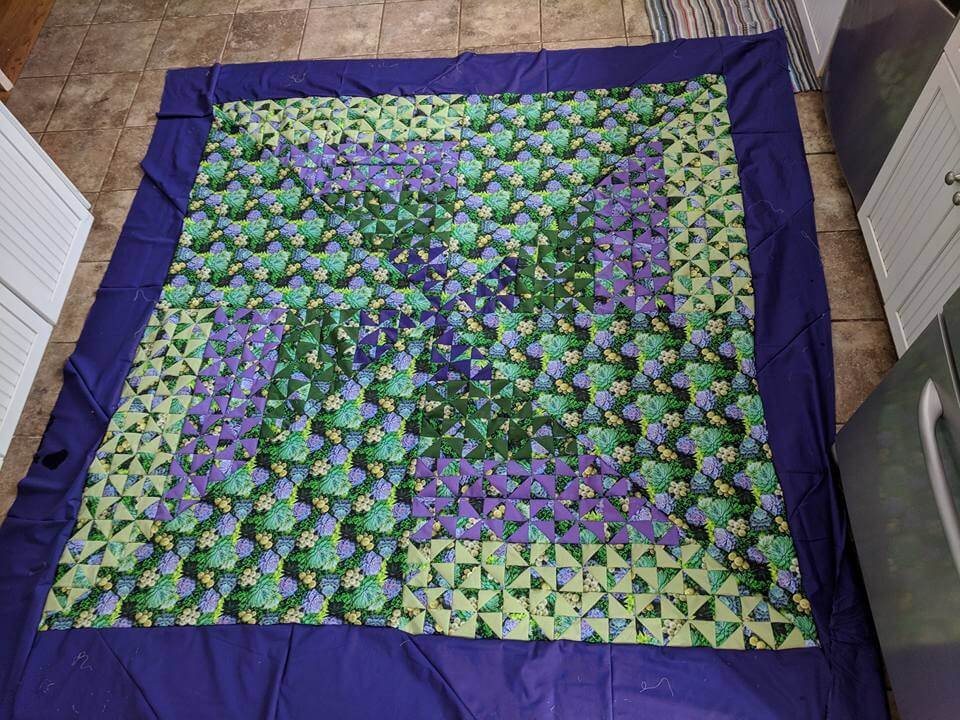 Modern Geometric Pinwheel Quilt Pattern: Breezy | Rachel Rossi